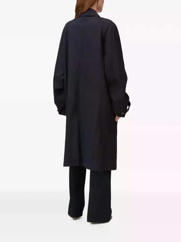 RETORI Wrinkled-effect Packable Trench Coat