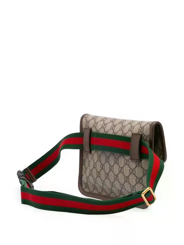 Gucci Gg Supreme Web Neo Vintage Belt Bag - Neutrals