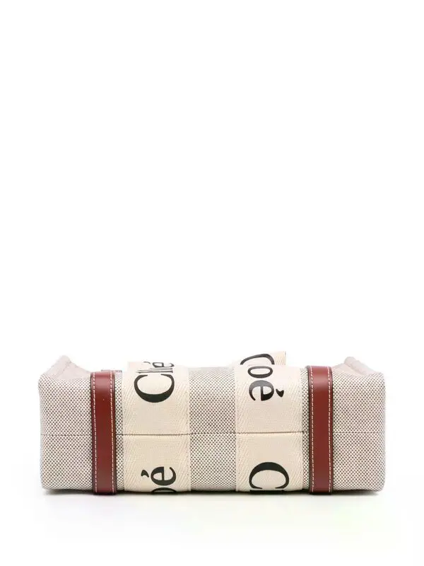 Chloé Small Woody Tote Satchel - Neutrals