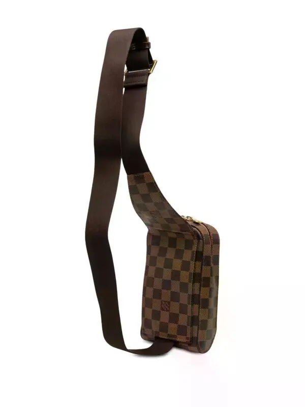 LOUIS VUITTON Damier Ebene Geronimos Crossbody Bag - Brown
