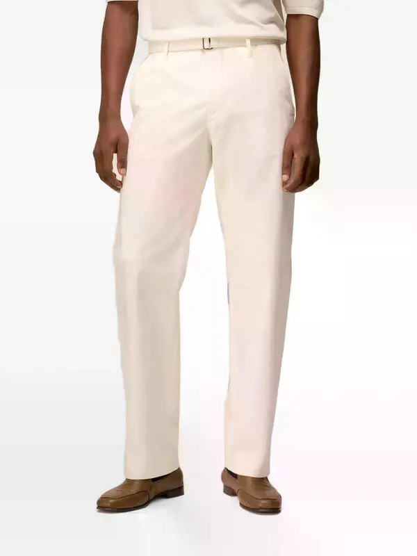 RETORI Retro: Belted Cotton-gabardine Trousers