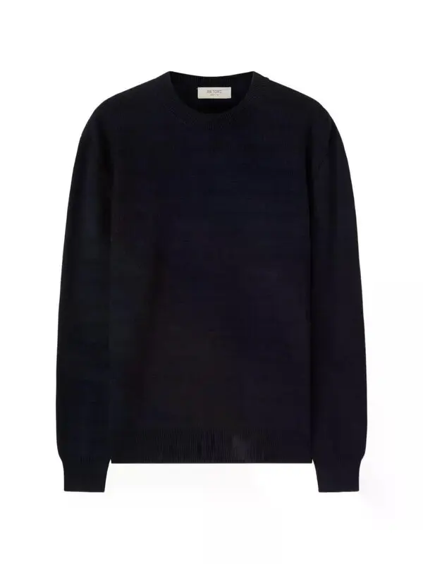 RETORI Retro Interlock-knit Crew-neck Sweater