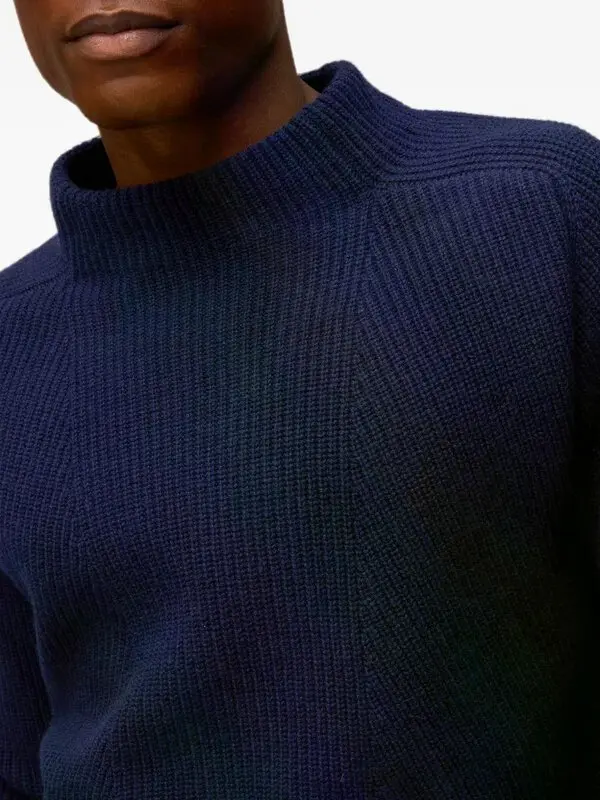 RETORI Ribbed-knit Mock Neck Cashmere Sweater