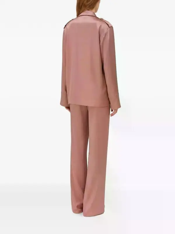 RETORI Retrori Double-breasted Blouse With Notch Lapels And Chest Pocket