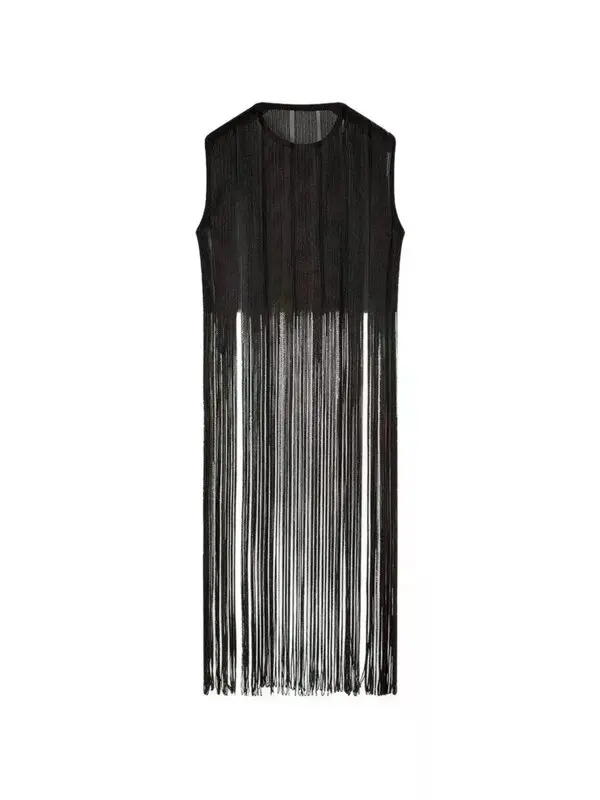RETORI Retrofete Embroidered Fringed Vest