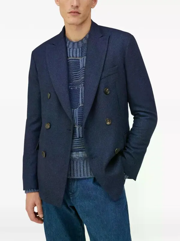 RETORI Double-breasted Peak-lapel Blazer
