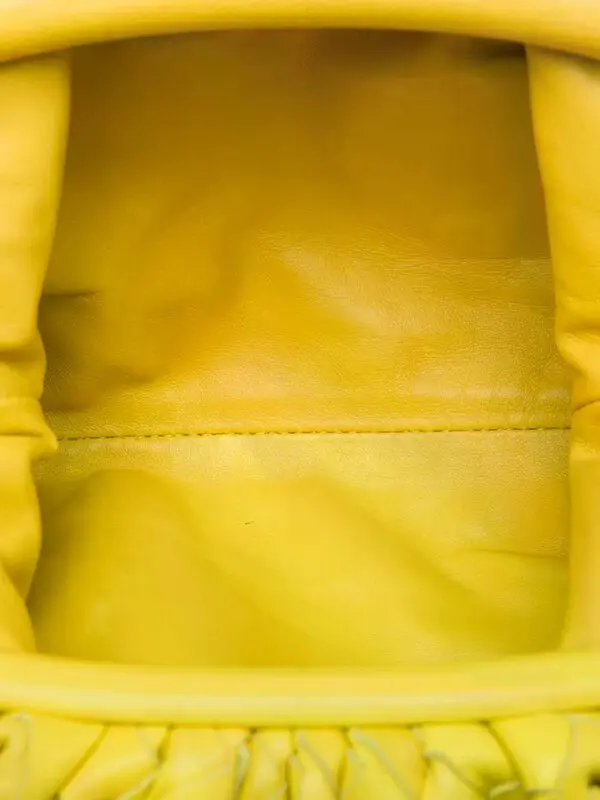 Bottega Veneta The Mini Pouch Crossbody Bag - Yellow