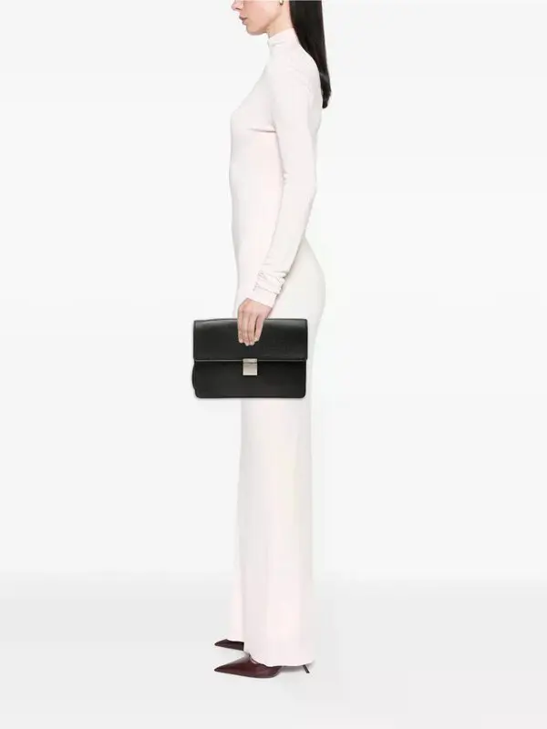 LOUIS VUITTON Taiga Selenga Clutch Bag - Black