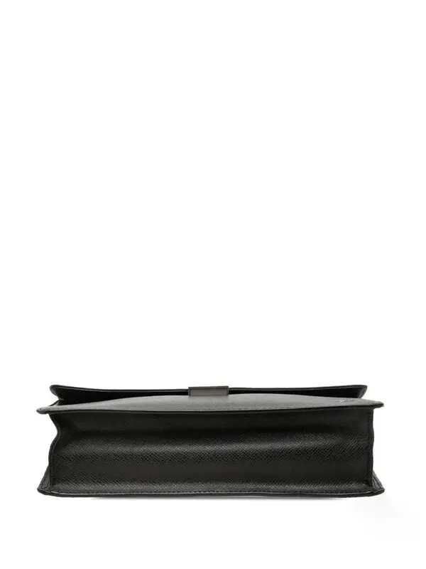 LOUIS VUITTON Taiga Selenga Clutch Bag - Black