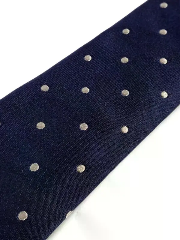 TOM FORD Polka-dot Silk Neck Tie - Blue