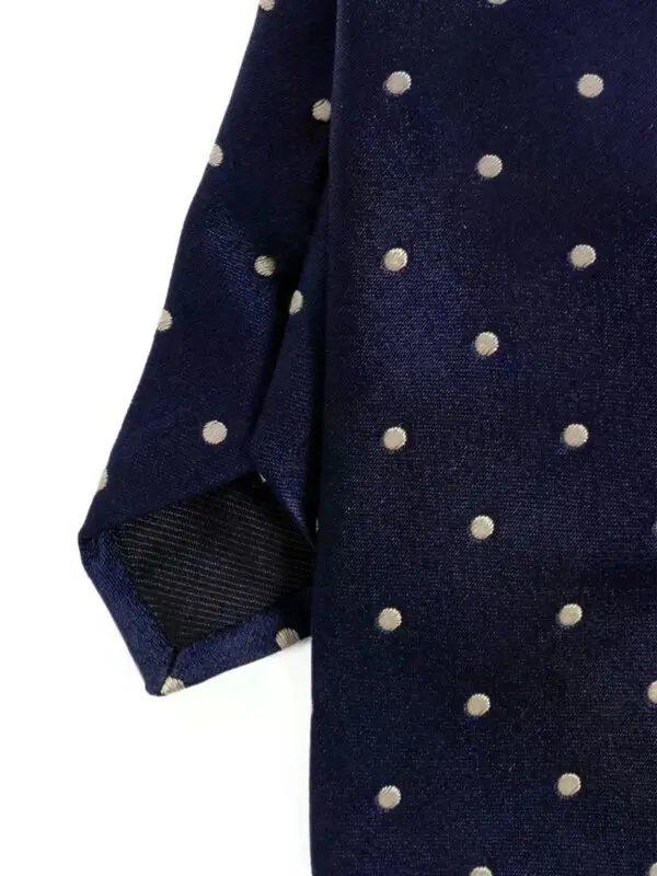 TOM FORD Polka-dot Silk Neck Tie - Blue