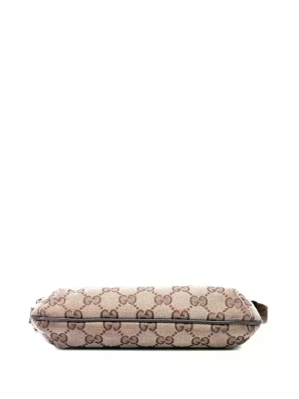 Gucci Gg Canvas Web Jolicoeur Wristlet Pouch