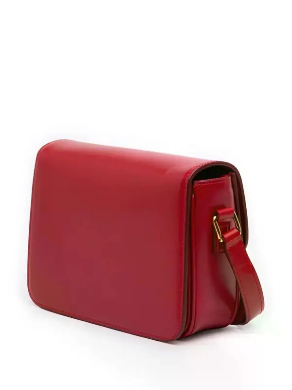 Celine Shiny Calfskin Triomphe Crossbody Bag