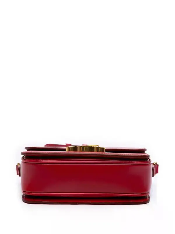 Celine Shiny Calfskin Triomphe Crossbody Bag