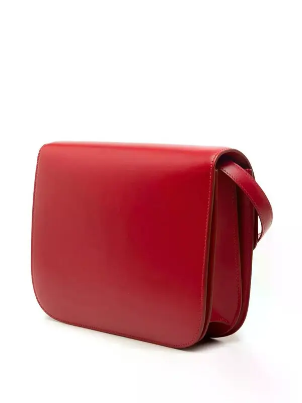 Celine Medium Calfskin Classic Box Crossbody Bag - Red