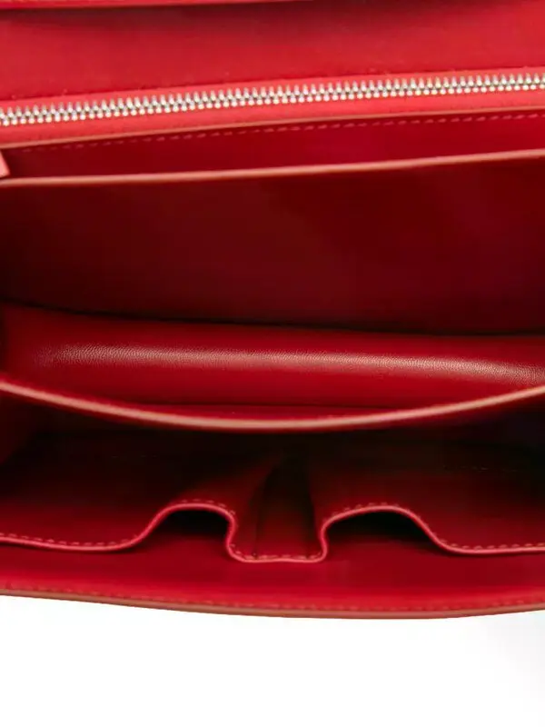 Celine Medium Calfskin Classic Box Crossbody Bag - Red