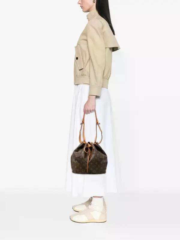 LOUIS VUITTON Monogram Petit Noe Bucket Bag
