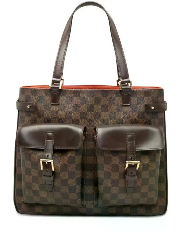LOUIS VUITTON Damier Ebene Uzes Tote Bag