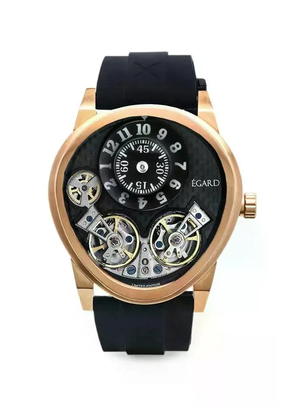 ÉGARD Quantus V3 43mm Manual-wind Watch - Black