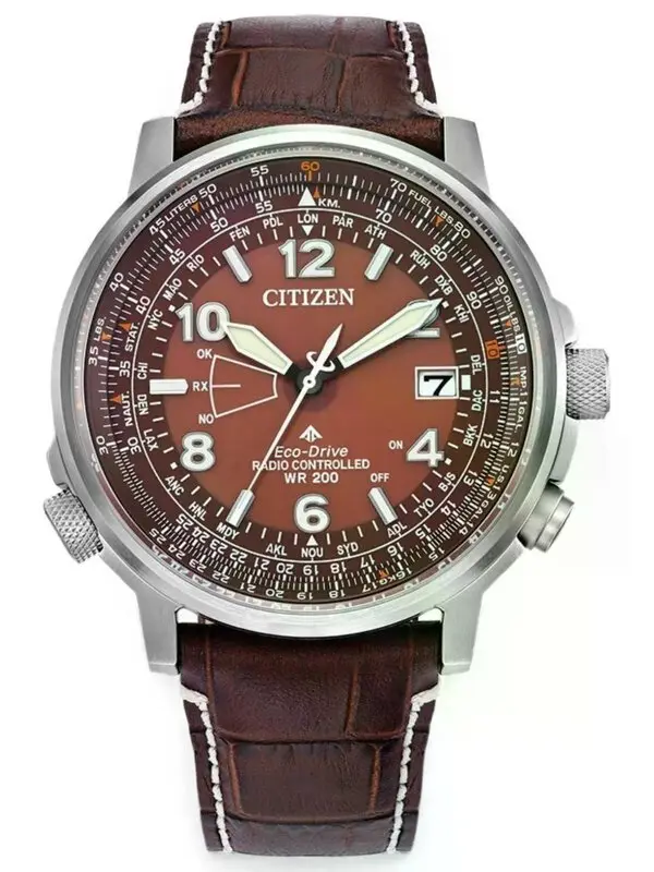 Citizens Of Humanity Eco-drive Leather Strap Watch
