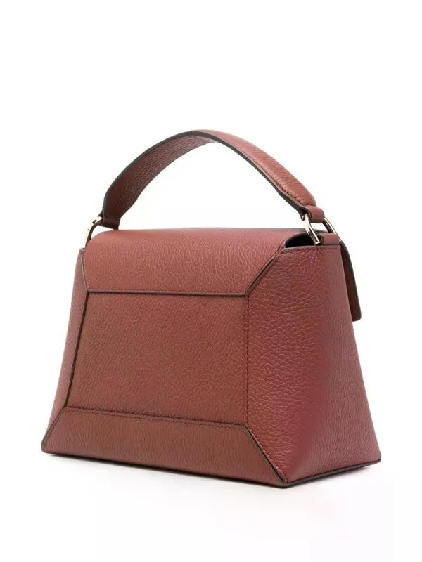 Strathberry Mosaic Leather Tote Bag - Brown