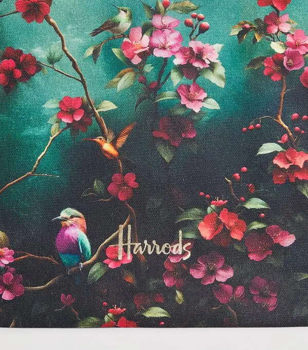Harrods Small Exotics Tote Bag - Beige