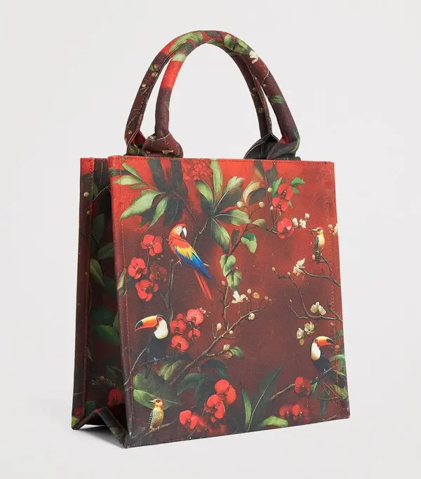 Harrods Exotics Blend 49 Tote Bag - Red