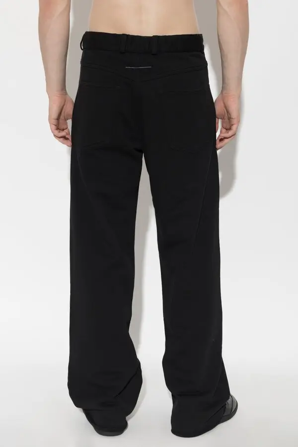 MAISON MARGIELA Sweatpants With Raw-edge Legs