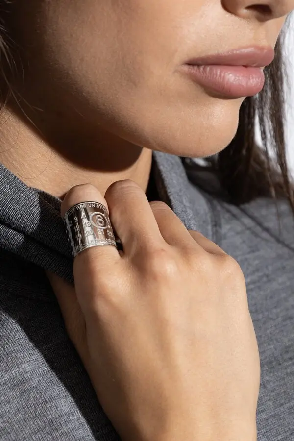 MAISON MARGIELA Engraved Logo Ring