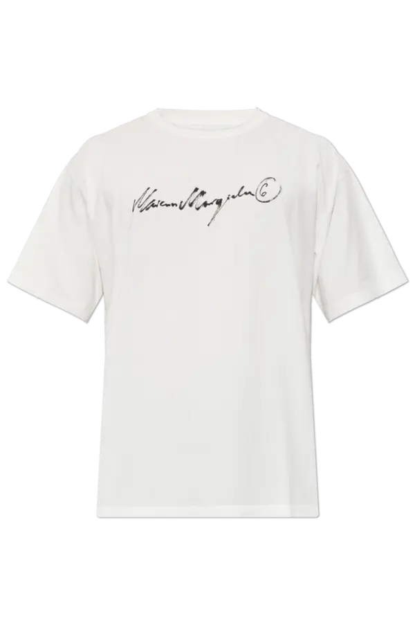 MAISON MARGIELA T-shirt With Logo - White