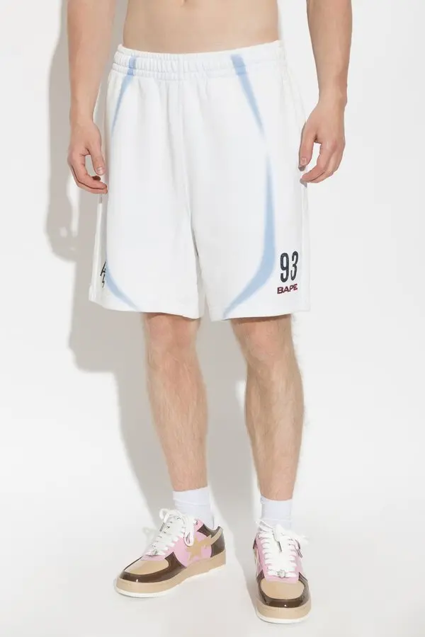 A BATHING APE Shorts With Logo