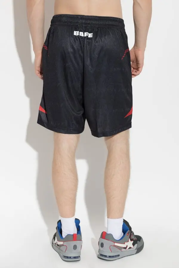 A BATHING APE Shorts With Logo