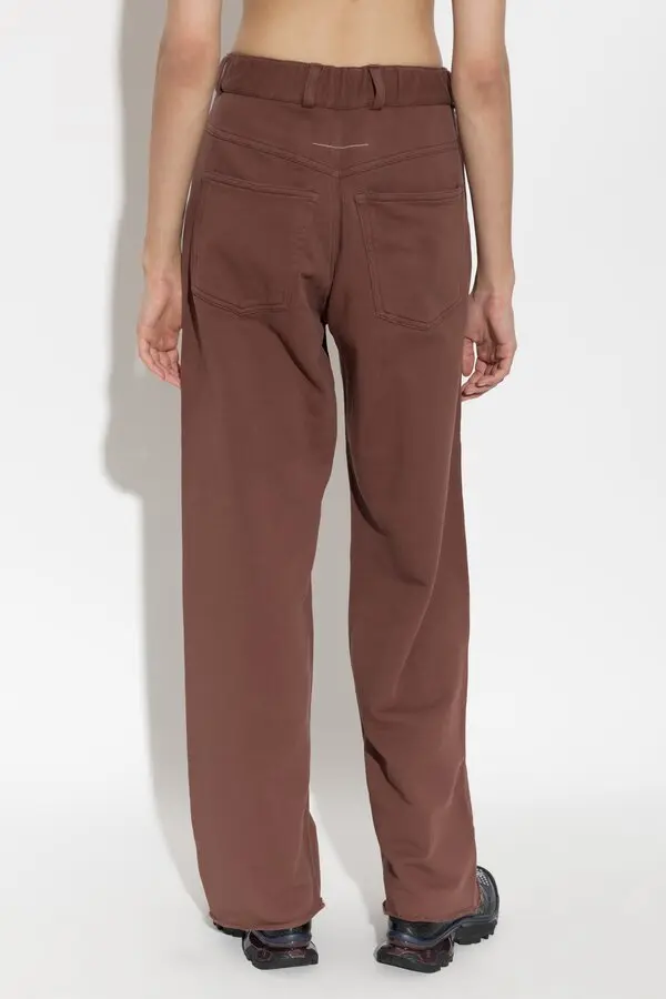 MAISON MARGIELA Pants With Raw-edge Hems