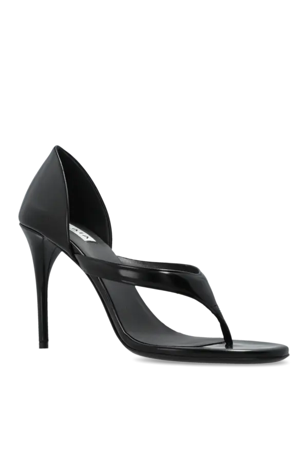 Alaïa Leather Heeled Mules