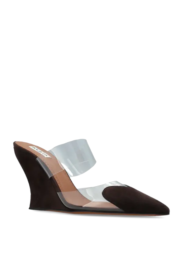 Alaïa Suede Wedge Sandals