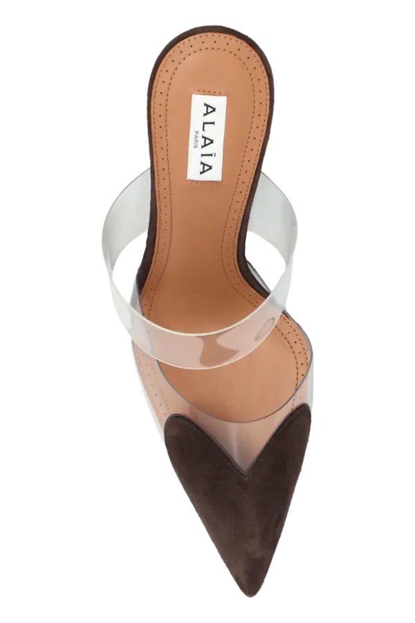 Alaïa Suede Wedge Sandals
