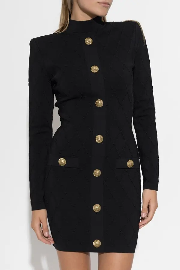 Balmain Dress With Decorative Buttons