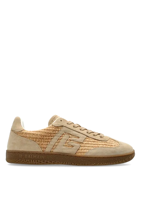 Balmain Swan' Sports Shoes - Beige