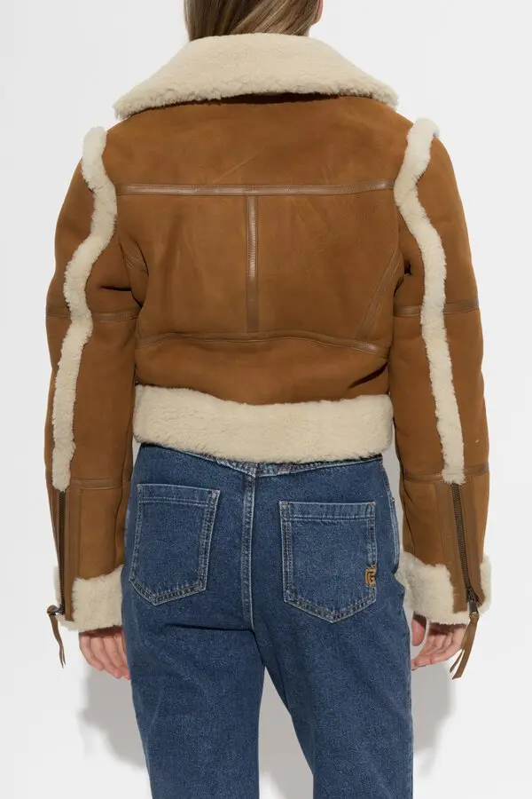 Balmain Shearling Coat
