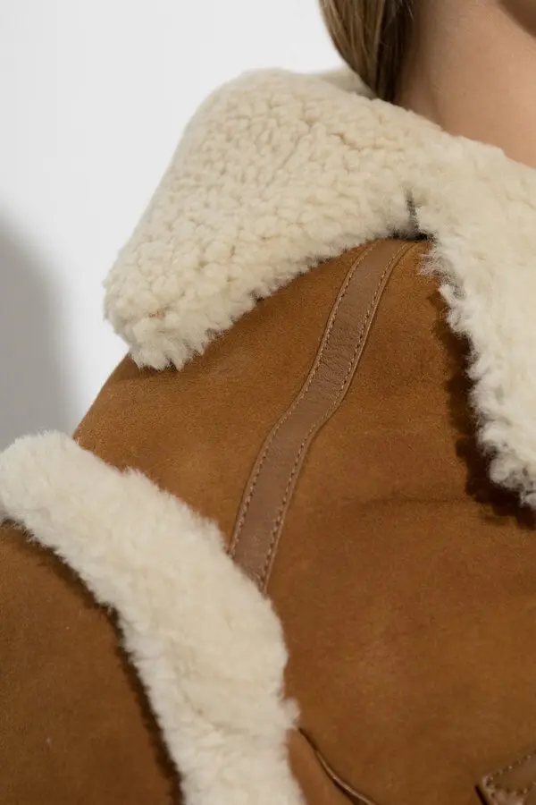 Balmain Shearling Coat