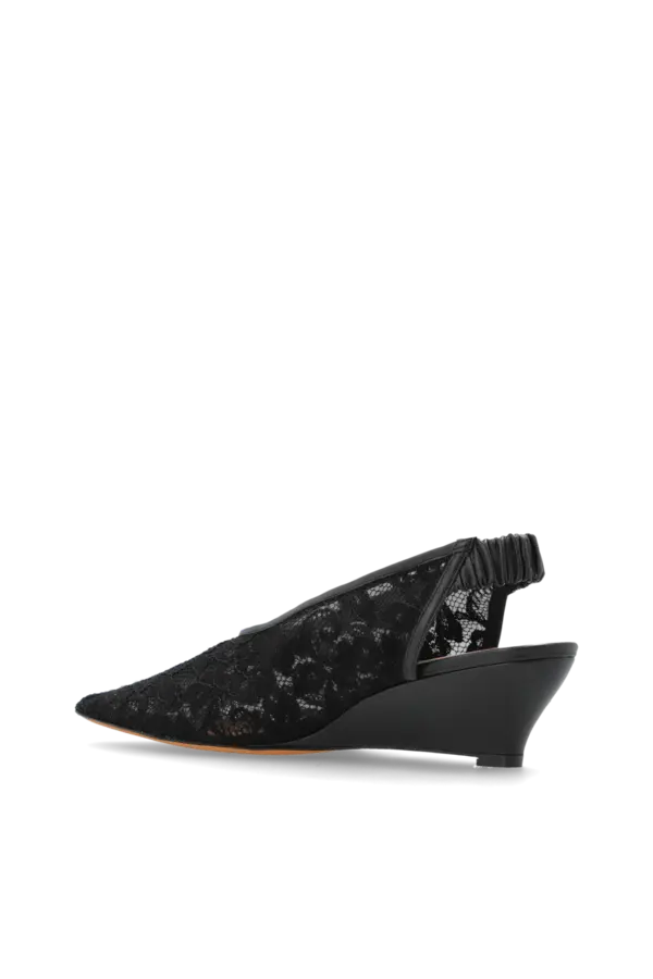 ODISSI Lace Wedge Shoes