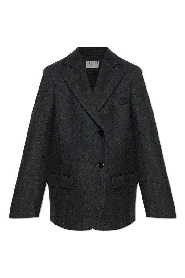 RÓHE Double-breasted Herringbone Blazer