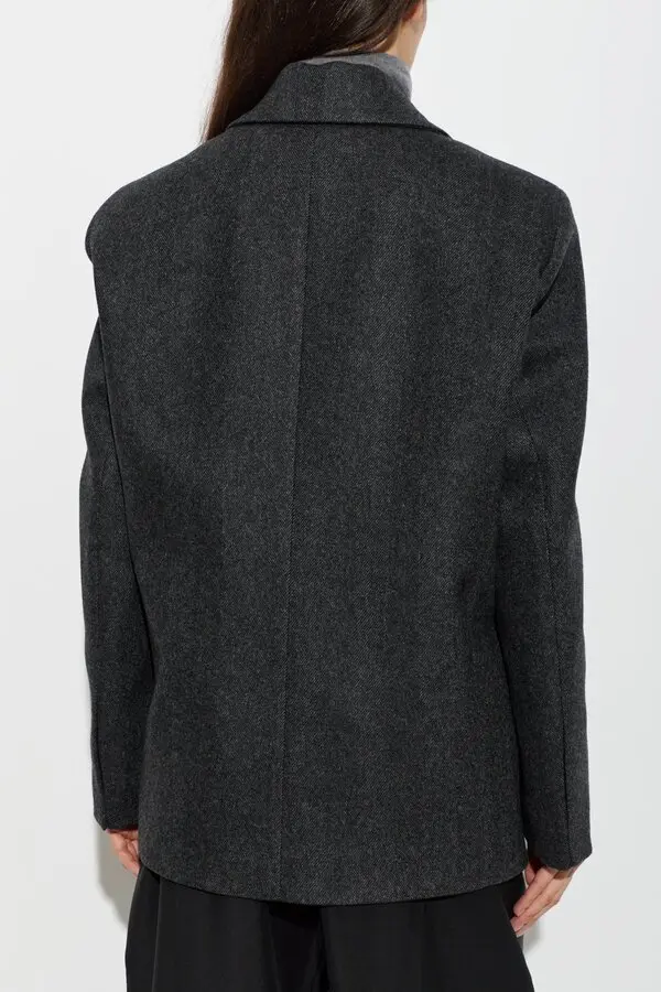 RÓHE Double-breasted Herringbone Blazer