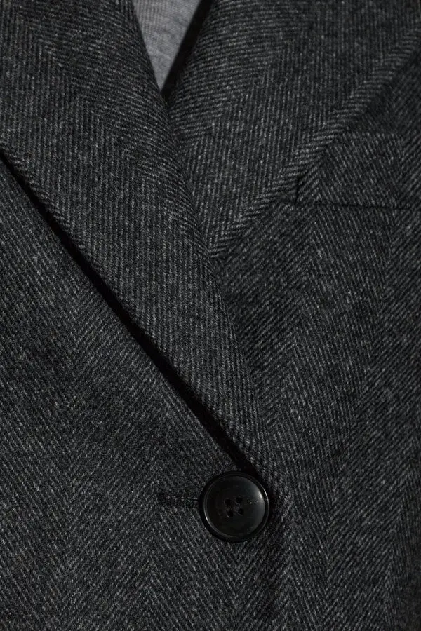 RÓHE Double-breasted Herringbone Blazer