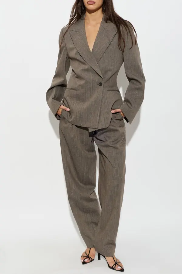 RÓHE Wool Pleated Trousers