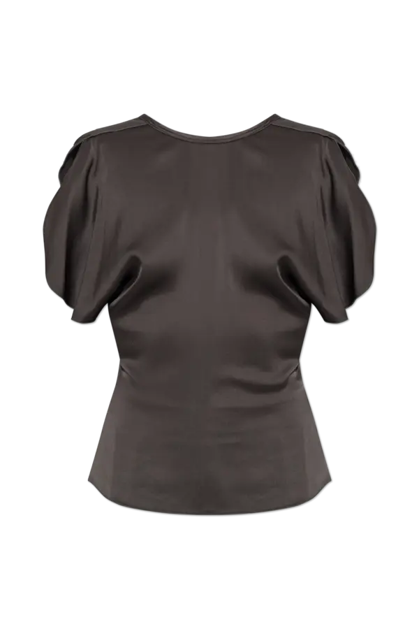 Victoria Beckham Satin Top - Grey