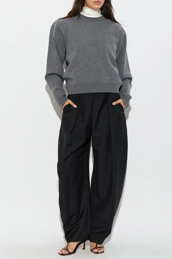 RÓHE Wool Sweater With Sewn-in Shoulder Pads