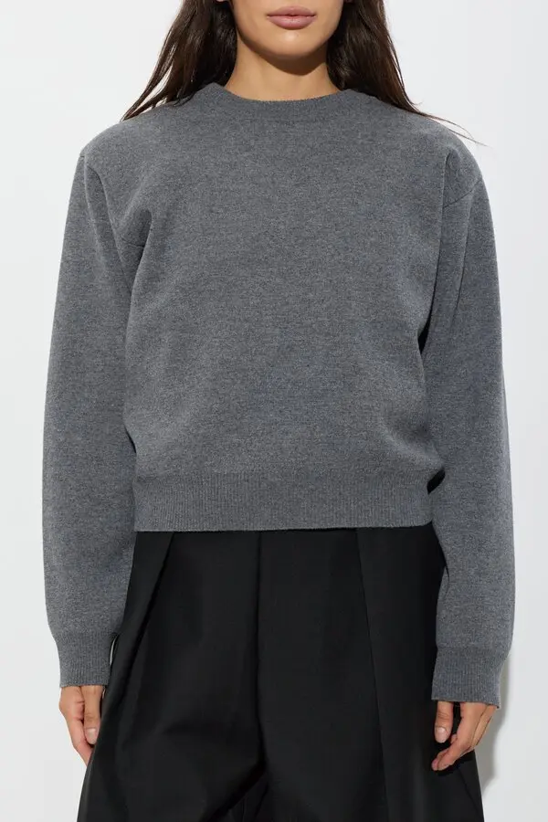 RÓHE Wool Sweater With Sewn-in Shoulder Pads