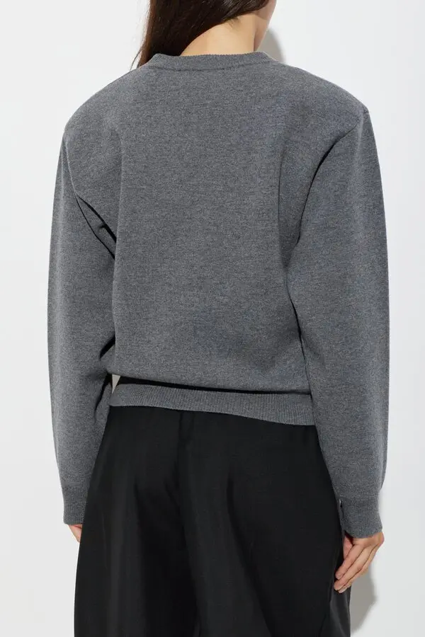 RÓHE Wool Sweater With Sewn-in Shoulder Pads