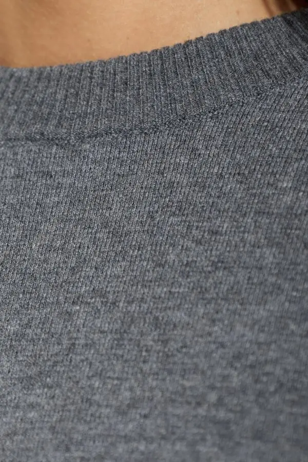 RÓHE Wool Sweater With Sewn-in Shoulder Pads
